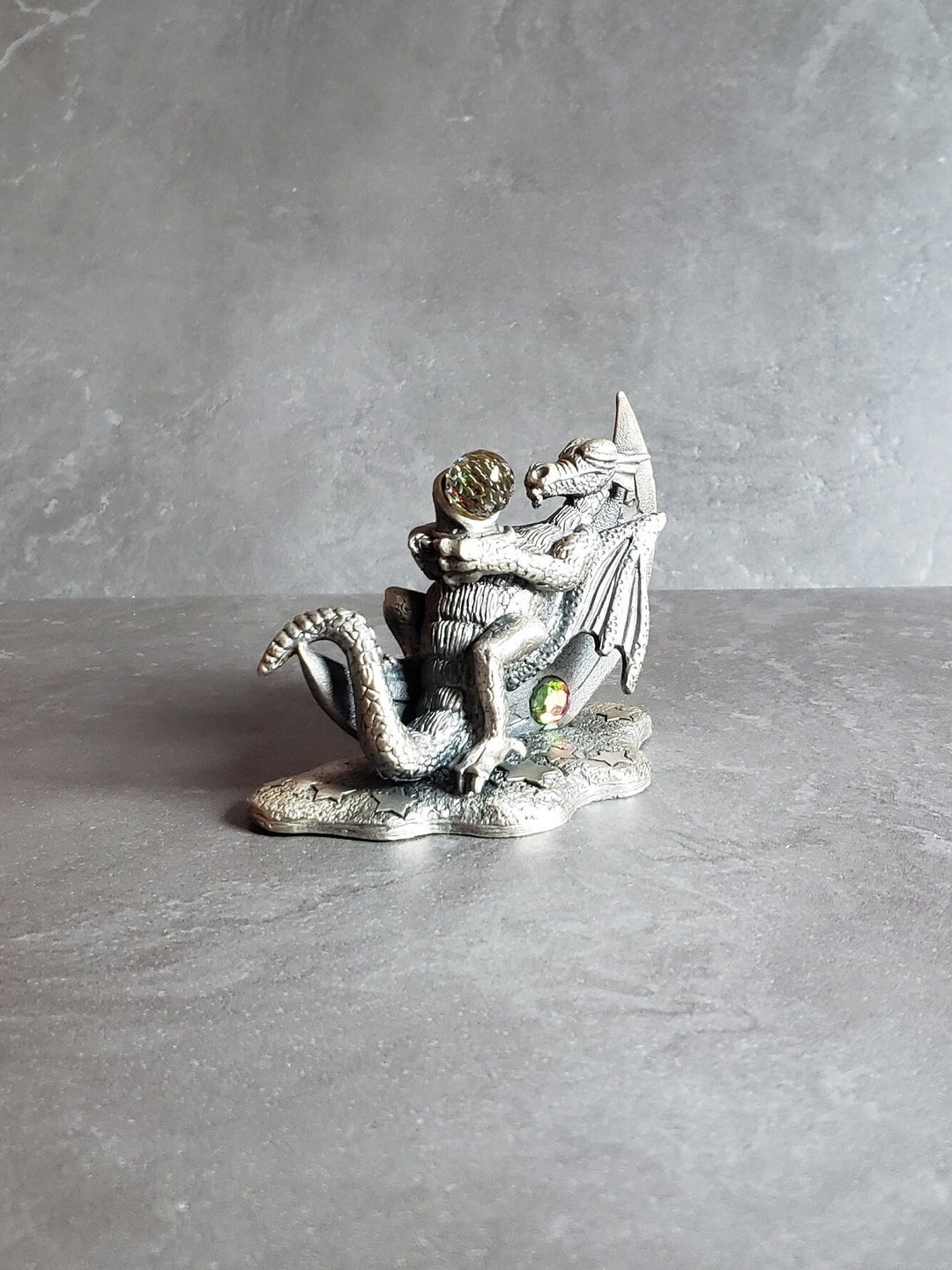 The Sleepy Dragon, Tudor Mint, Myth and Magic Ninties Vintage Pewter ...