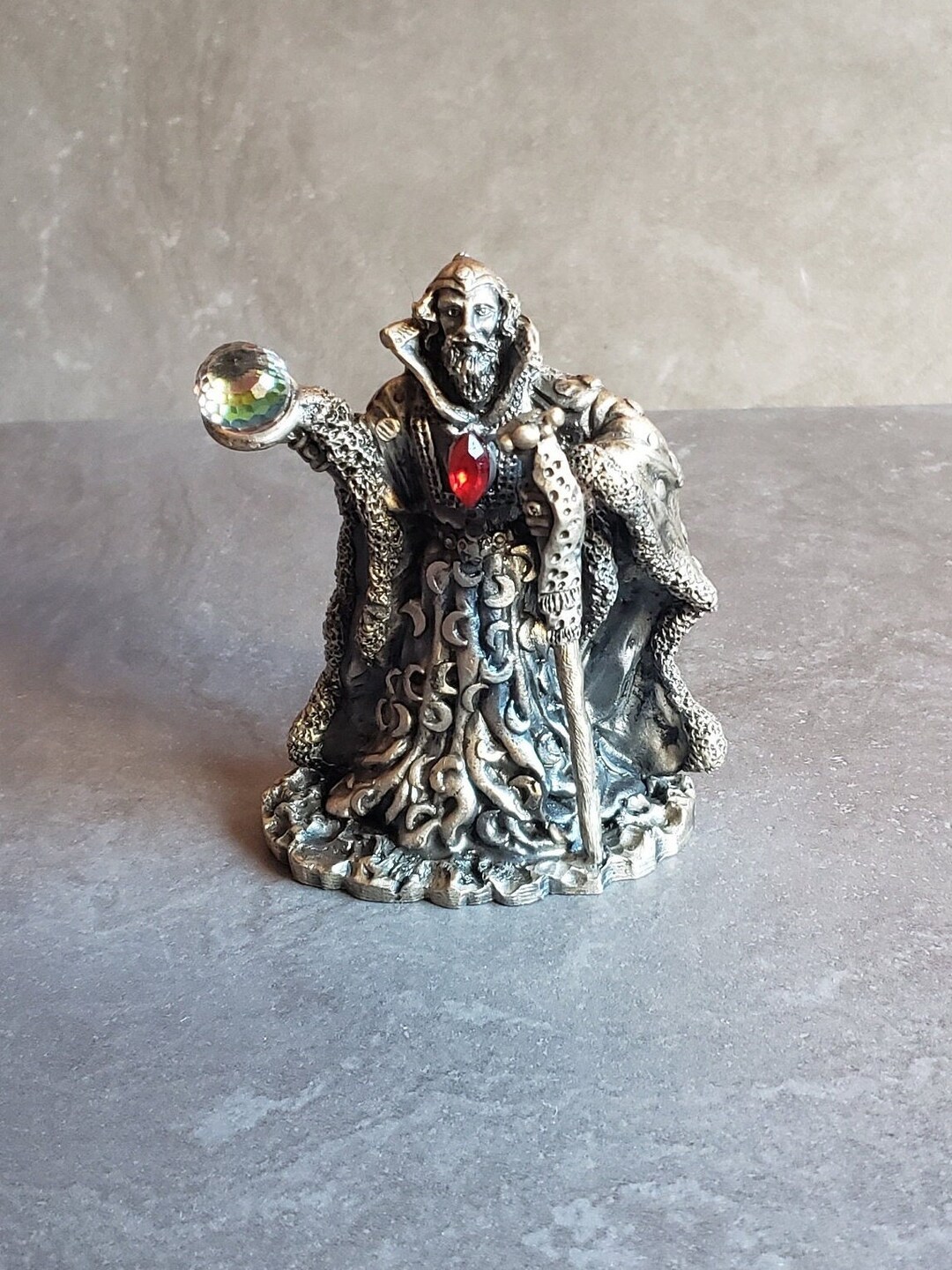 The Moon Wizard, Tudor Mint Myth Amd Magic Vintage Nineties Pewter ...