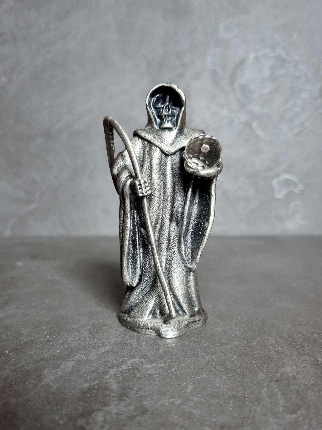 The Grim Reaper. the Tudor Mint, Myth and Magic Ninties Vintage Pewter ...