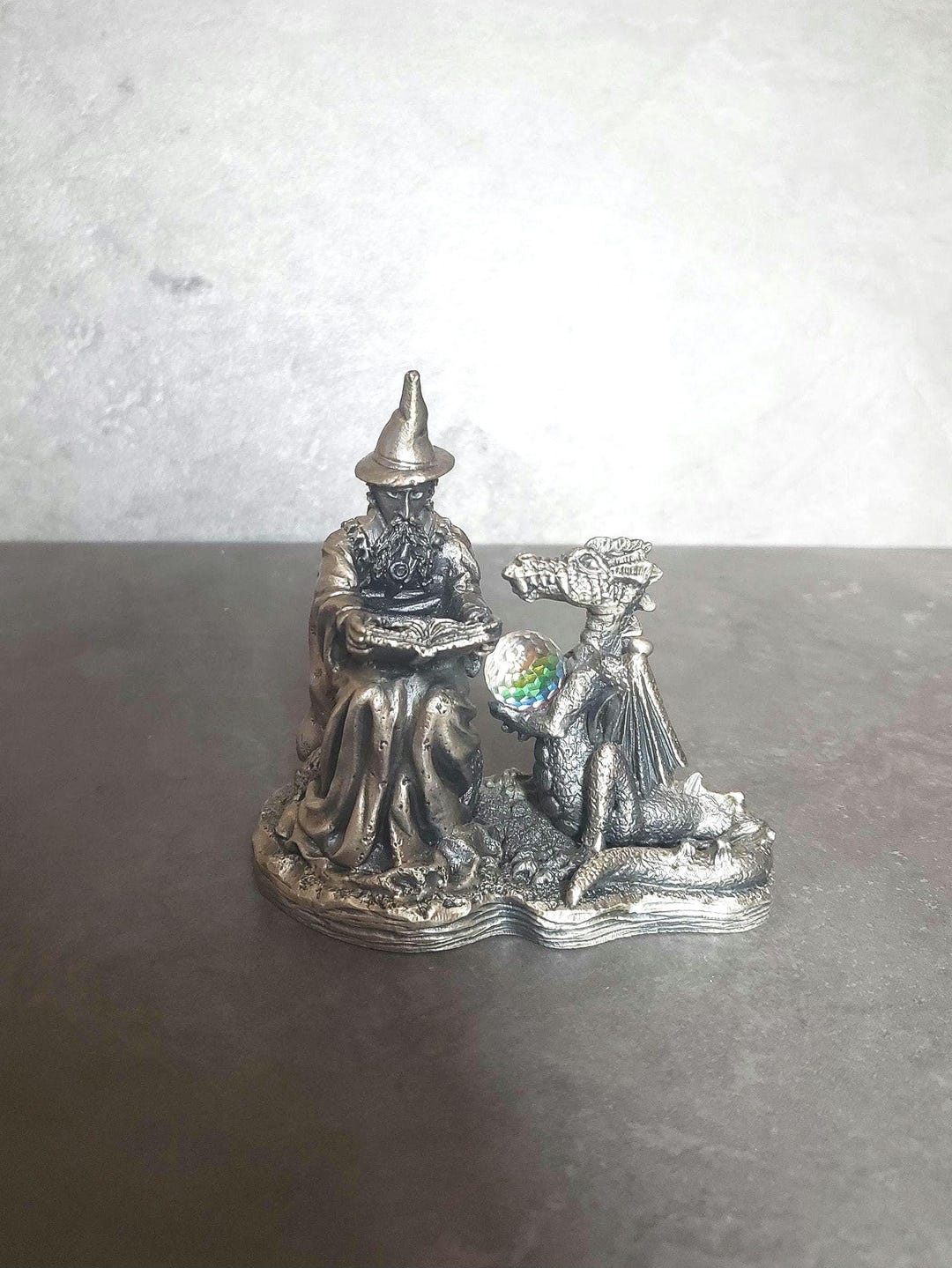 Runelore, Tudor Mint, Myth and Magic Vintage Pewter Collectable Dragon ...