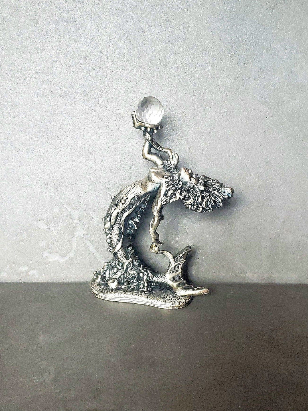 The Siren, Myth and Magic Vintage Pewter Ninties Collectable Mermaid ...