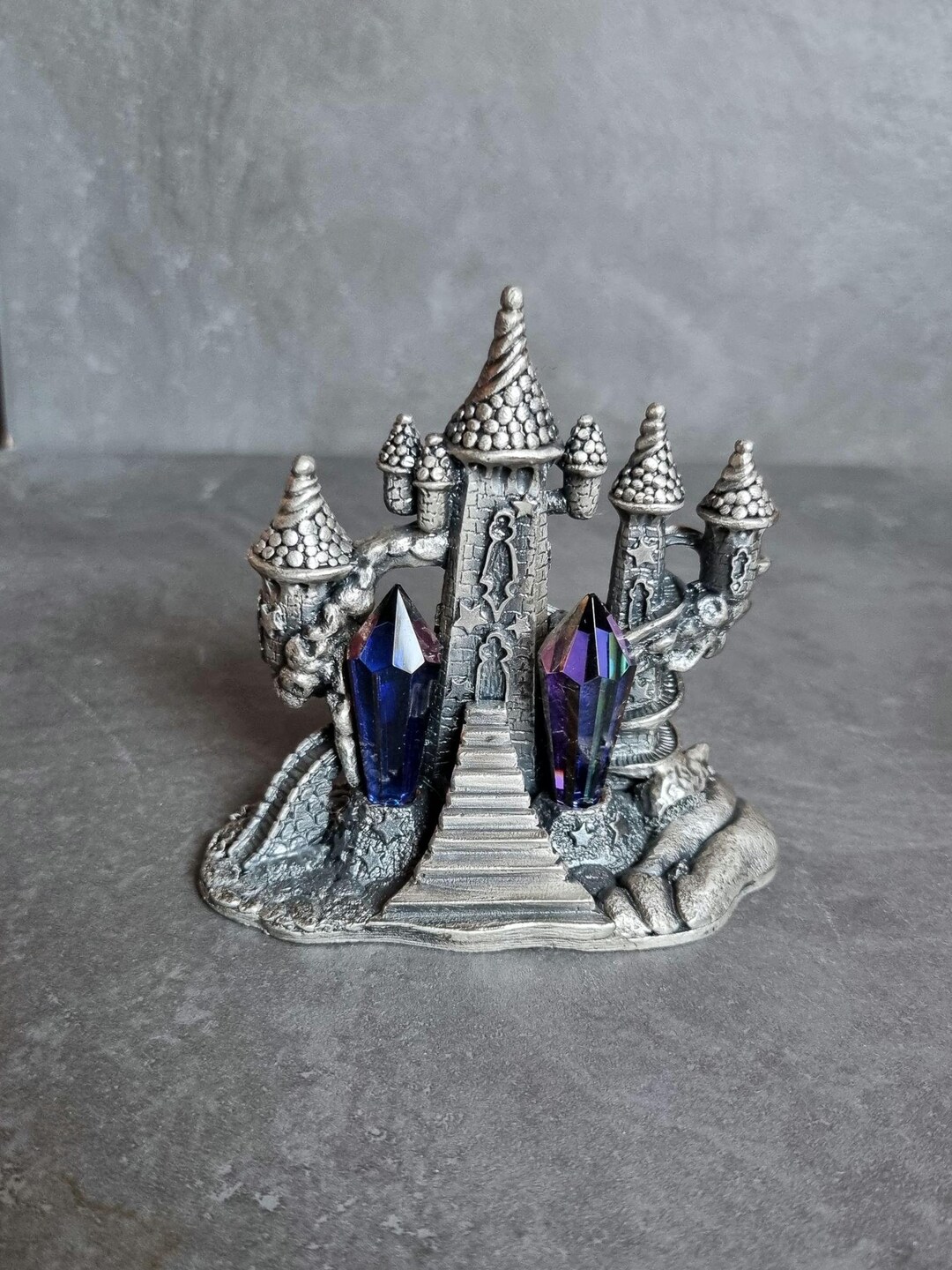 The Castle of Light 3124, Myth and Magic Vintage Pewter Castle With ...