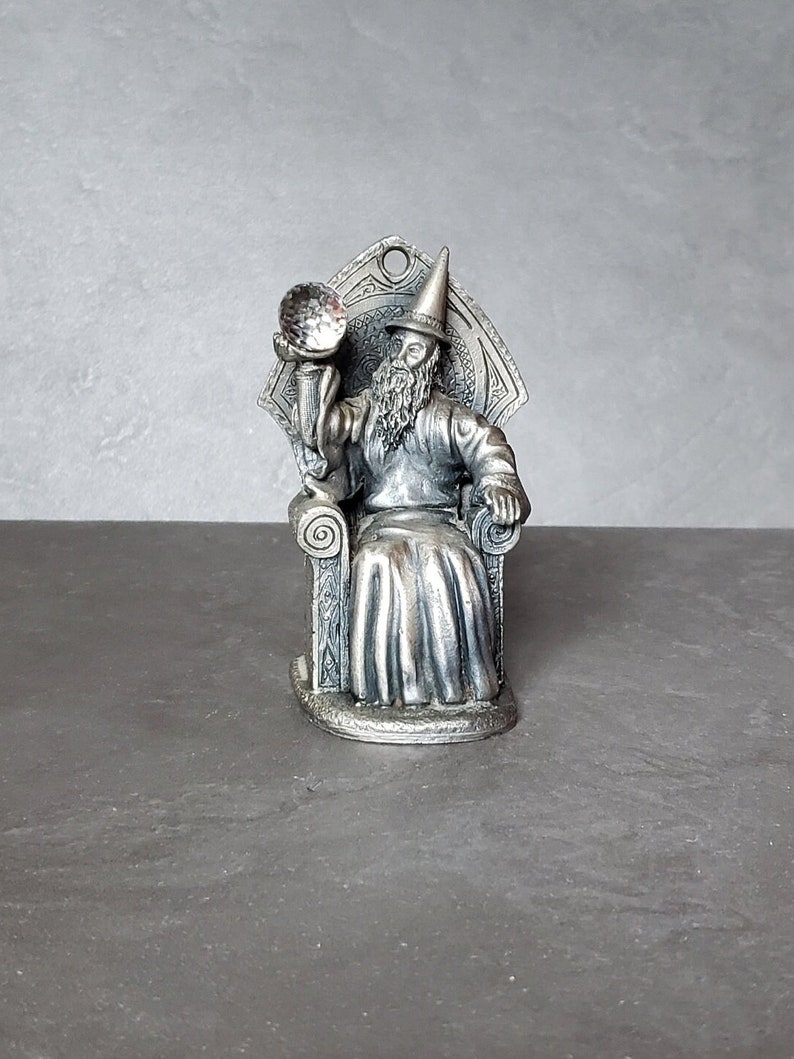 The Master Wizard, Myth and Magic the Tudor Mint Pewter Vintage Wizard ...