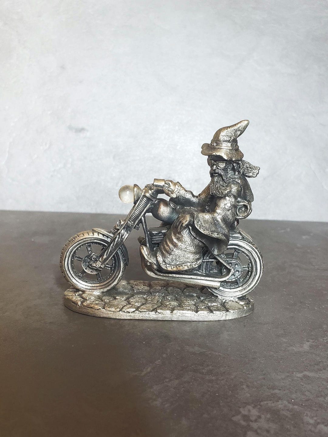 Vroom ! the Tudor Mint Myth and Magic Vintage Pewter Wizard Biker ...