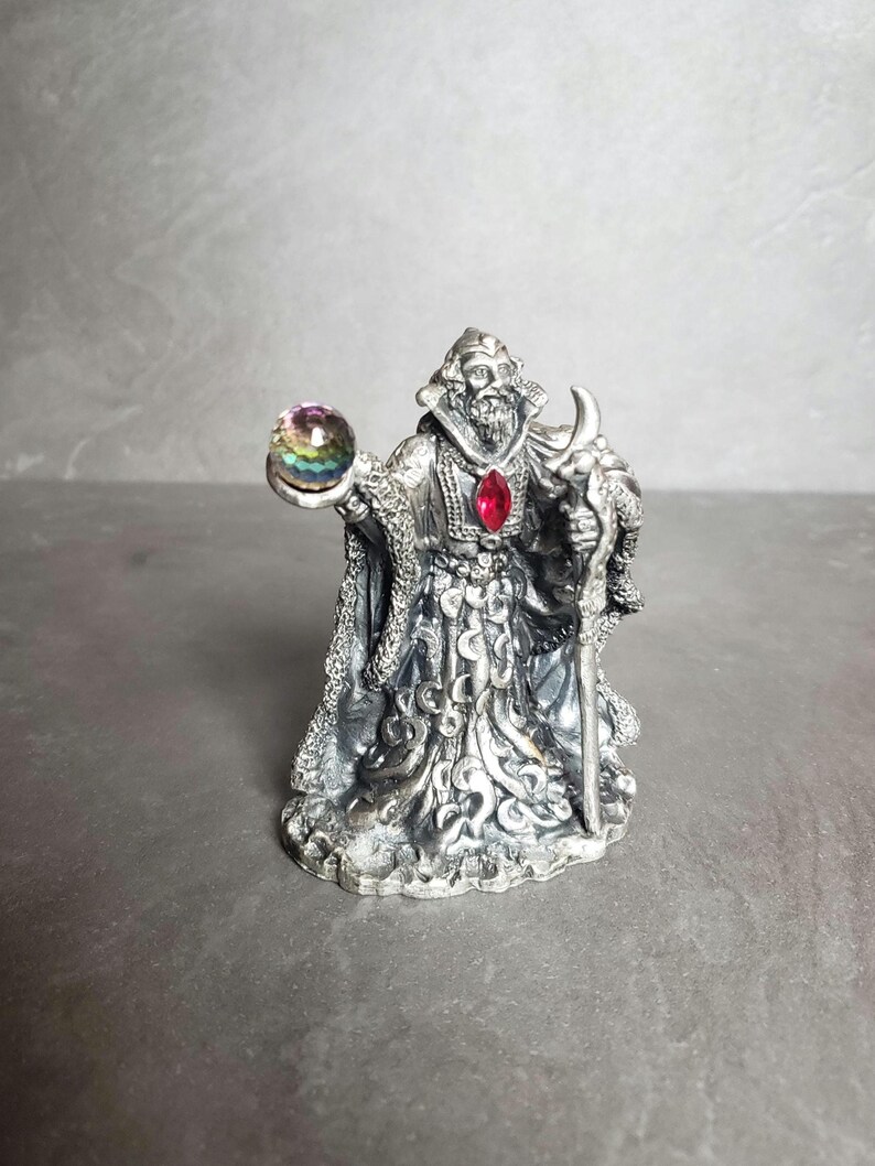 The Moon Wizard, Tudor Mint Myth and Magic Vintage Nineties Pewter ...