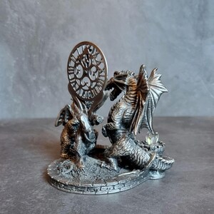 The Timekeepers, 3812, Tudor Mint Myth and Magic Vintage Pewter Dragon ...