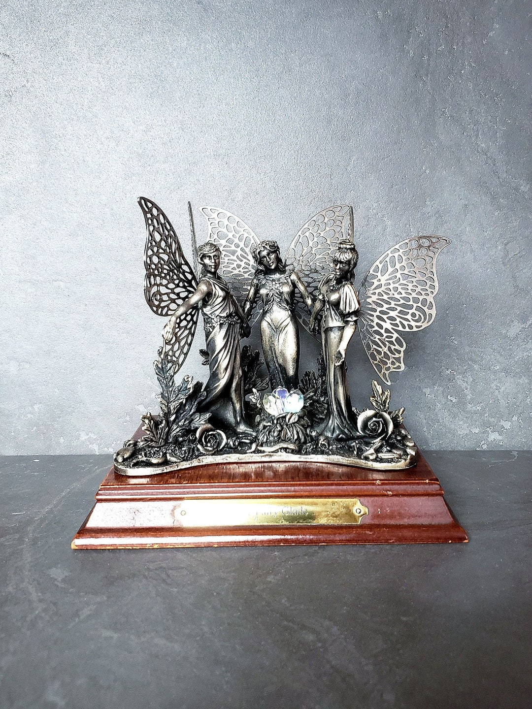 The Fairy Glade 3341, Myth and Magic Vintage Pewter Collectable Fairy ...