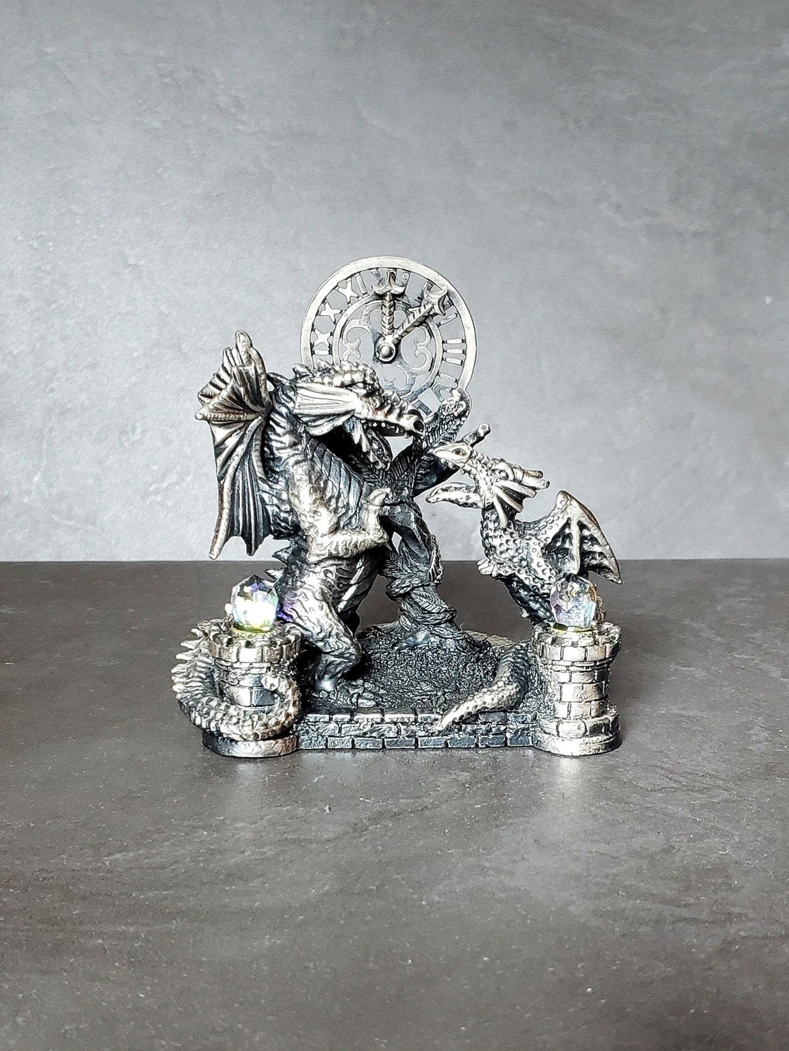 The Timekeepers, 3812, Tudor Mint Myth and Magic Vintage Pewter Dragon ...