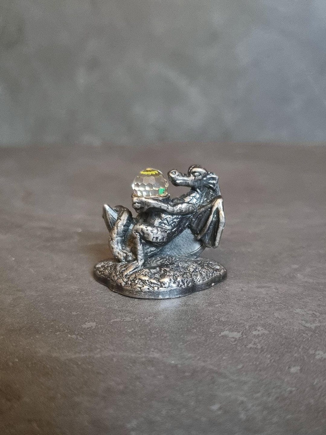 Sleepy Dragon. Tudor Mint 3553. Miniature Myth and Magic Vintage Pewter ...