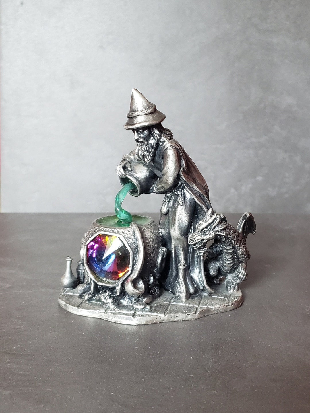 The Healing Potion, Tudor Mint Myth and Magic Pewter Vintage Y2K Wizard ...
