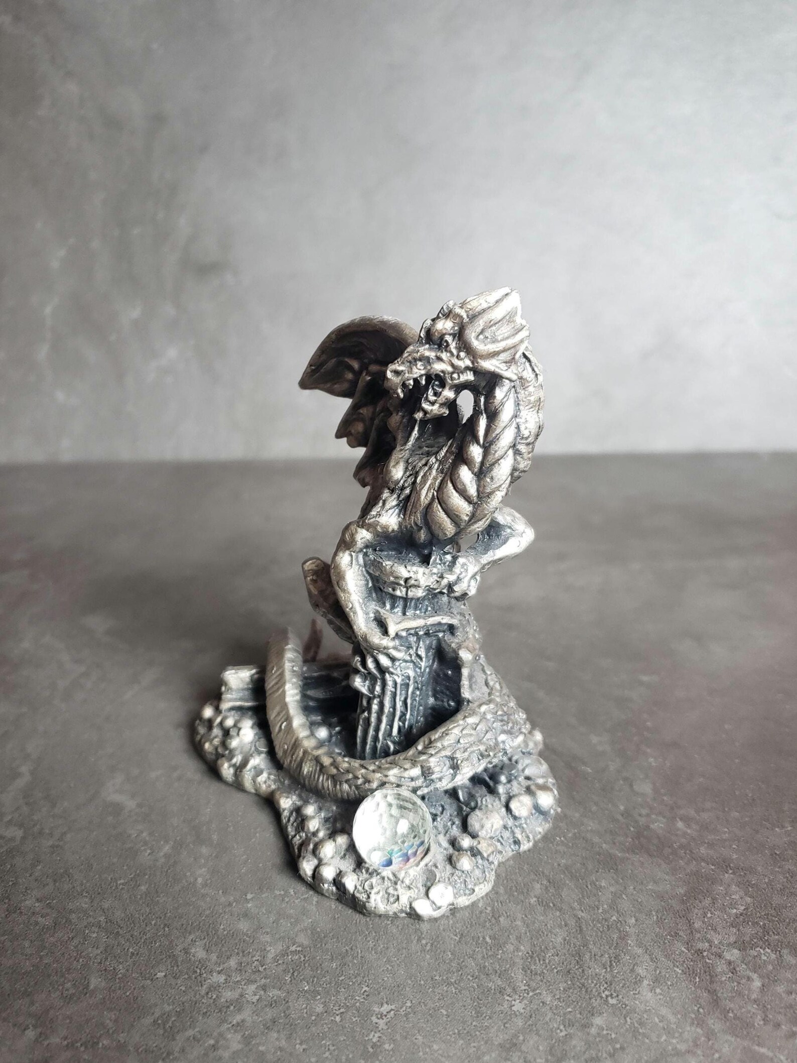 The Lookout, the Tudor Mint Myth and Magic Pewter Vintage Dragon With ...