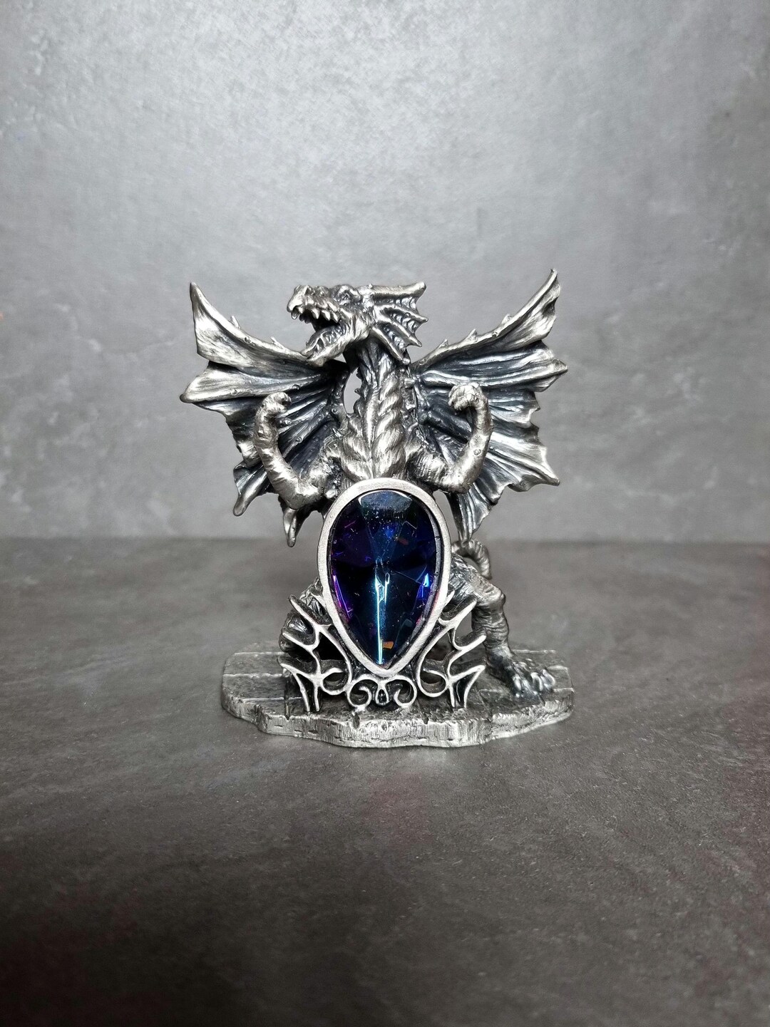 The Dragons Roar. the Tudor Mint 9028. Myth and Magic Vintage Pewter ...