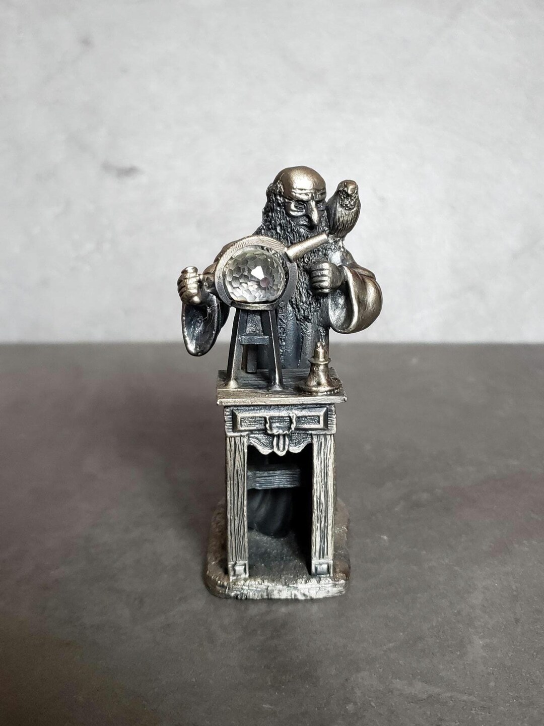 The Alchemist, Tudor Mint Myth and Magic Vintage Pewter Wizard Figurine ...