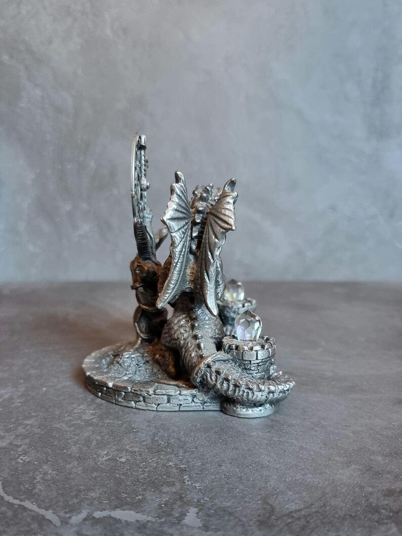 The Timekeepers, 3812, Tudor Mint Myth and Magic Vintage Pewter Dragon ...