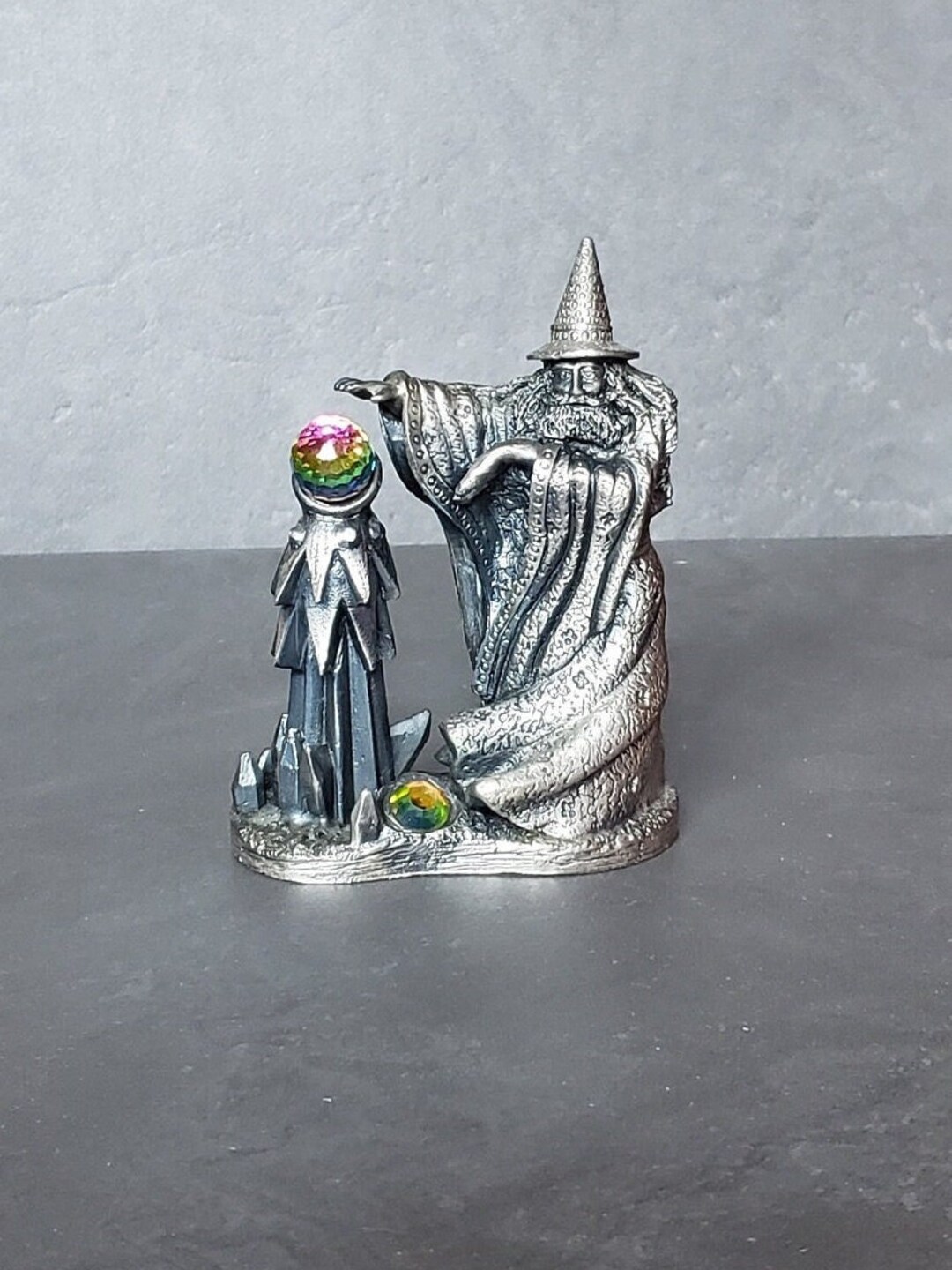 The Crystal Spell 3076. Myth and Magic Vintage Pewter Ninties ...