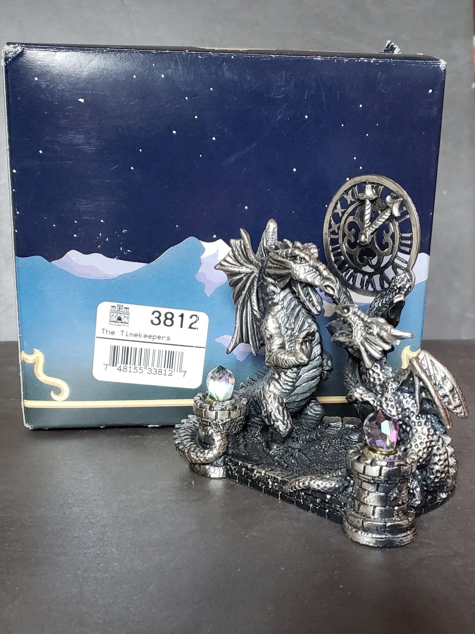 The Timekeepers, 3812, Tudor Mint Myth and Magic Vintage Pewter Dragon ...