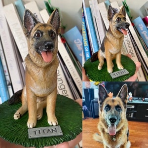 Custom Made Personalised Polymer Clay Dog Replica Sculpture - Etsy