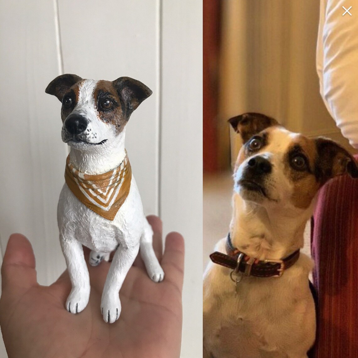 Custom Made Personalised Polymer Clay Dog Replica Sculpture - Etsy