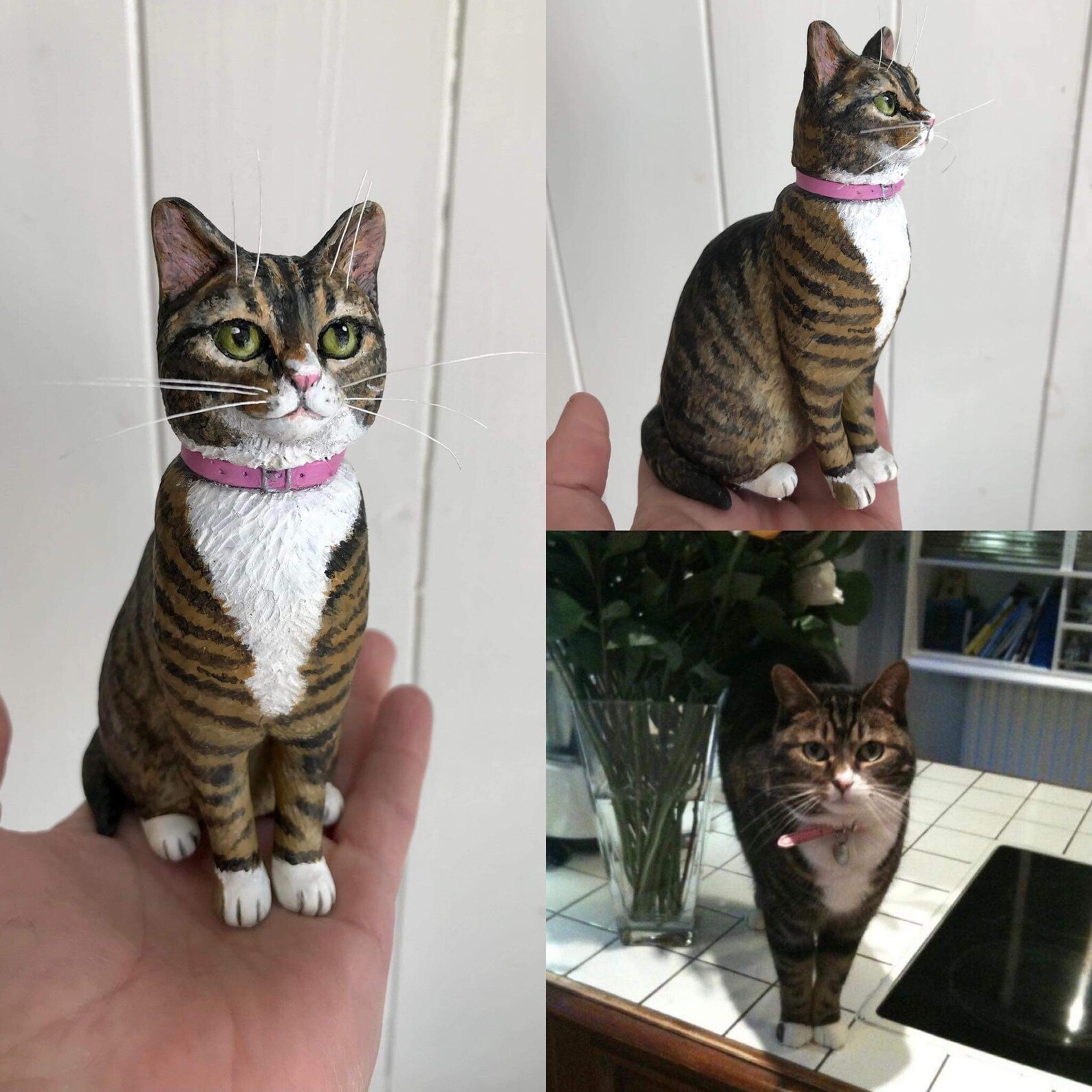 Polymer Clay Pet/cat Sculpture - Etsy