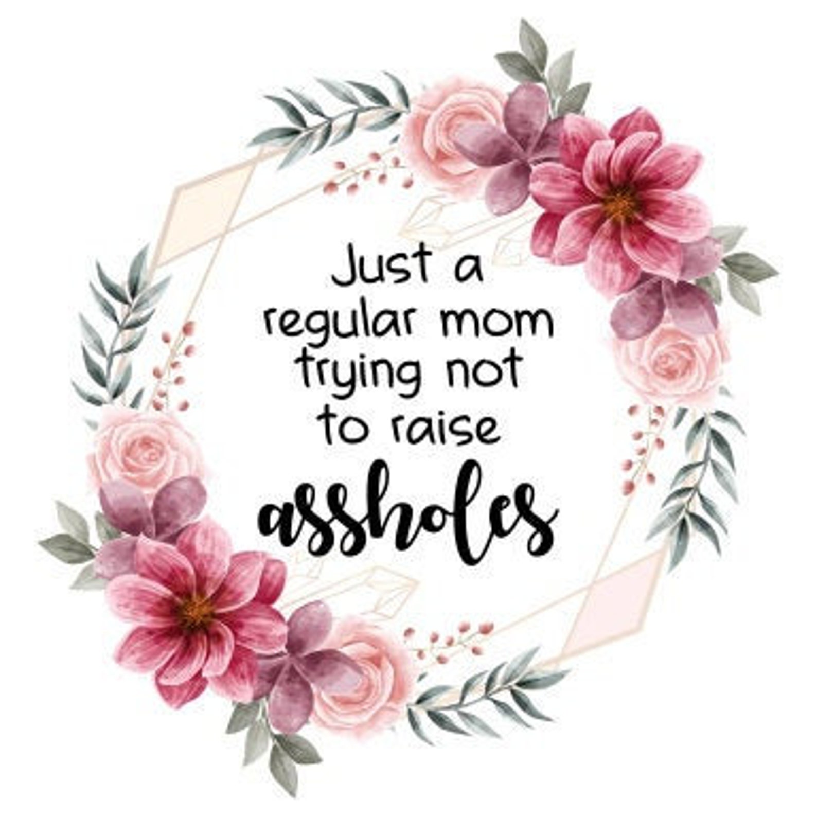 Just a Regular Mom PNG - Etsy
