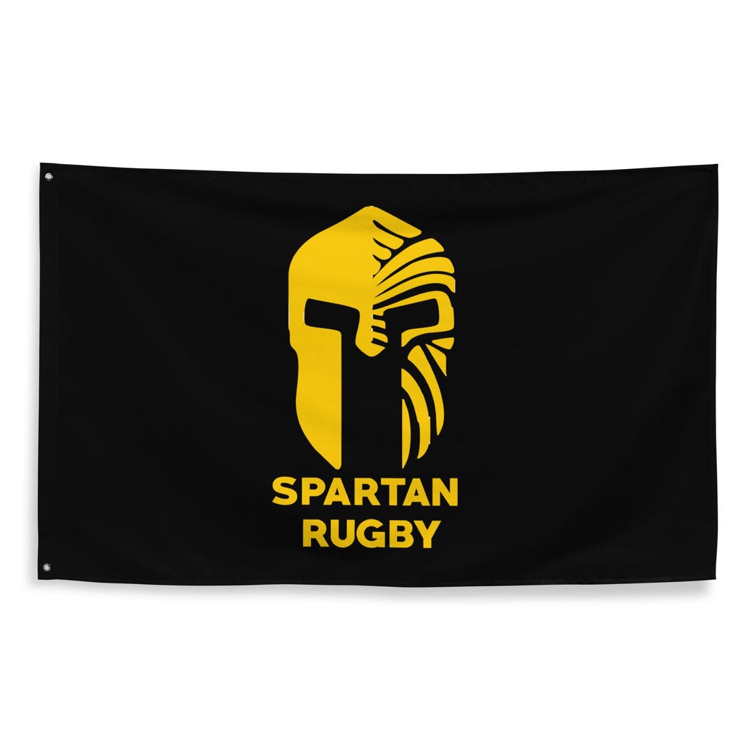 Spartan Rugby Flag - Etsy