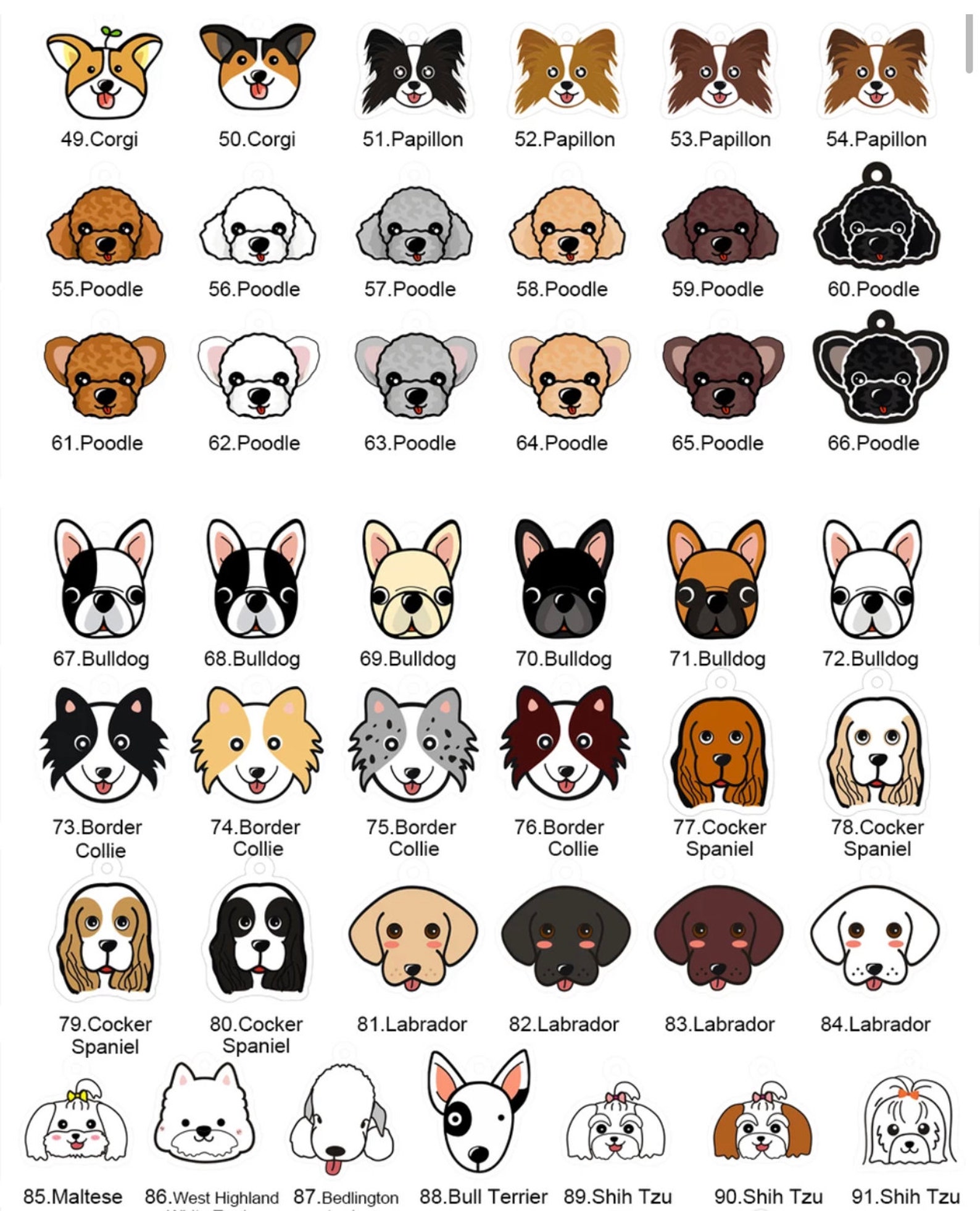 Cute Dog Tag Personalised Name Pet ID Tag-custimizable Dog ID - Etsy