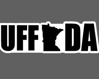 Uff Da Sticker - Etsy
