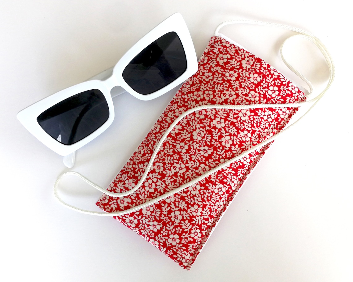 Sunglass Pouch Sunglass Case Soft Eyeglass Case Fabric - Etsy