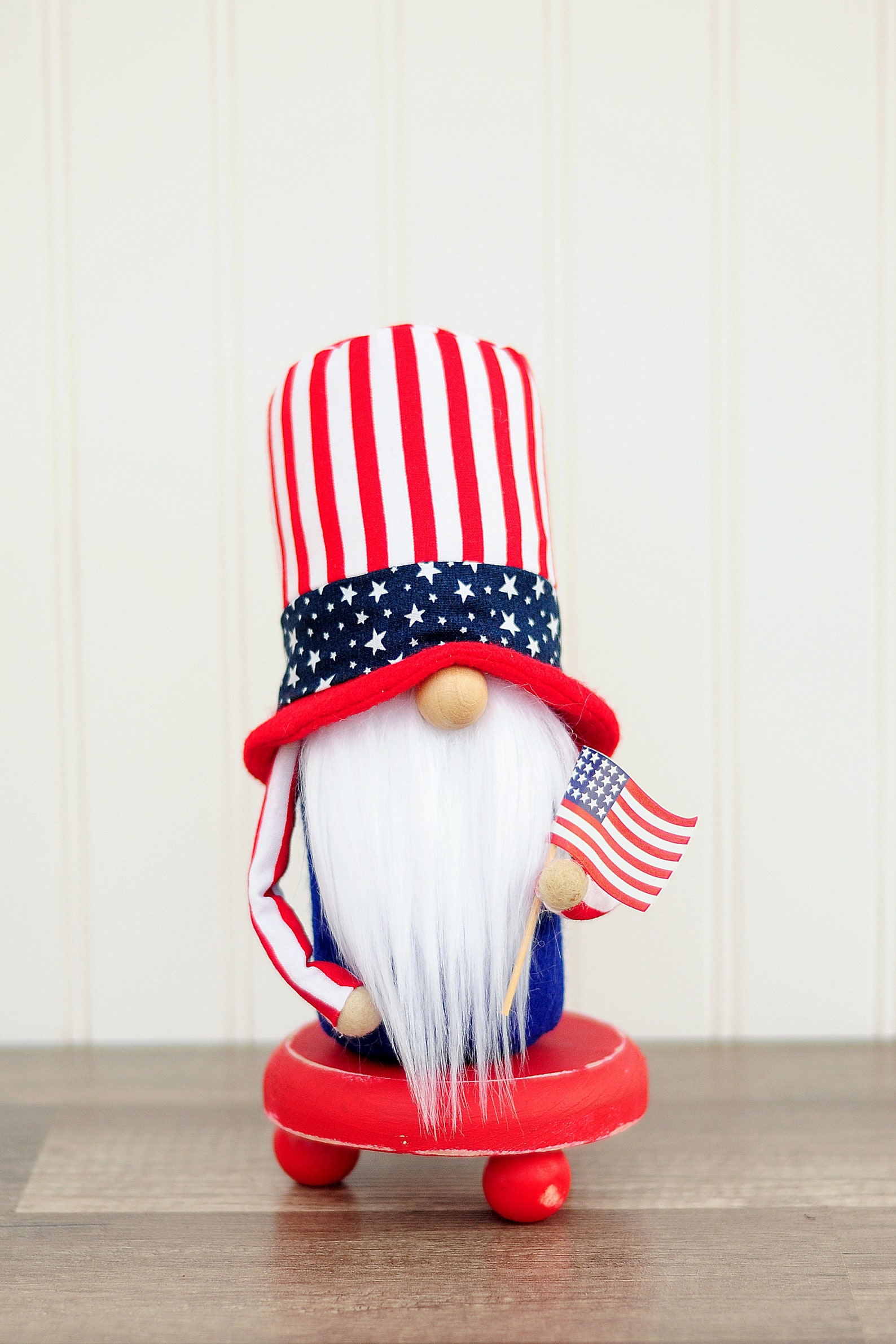 Uncle Sam Patriotic Gnome 4th of July Gnome Memorial Day | Etsy