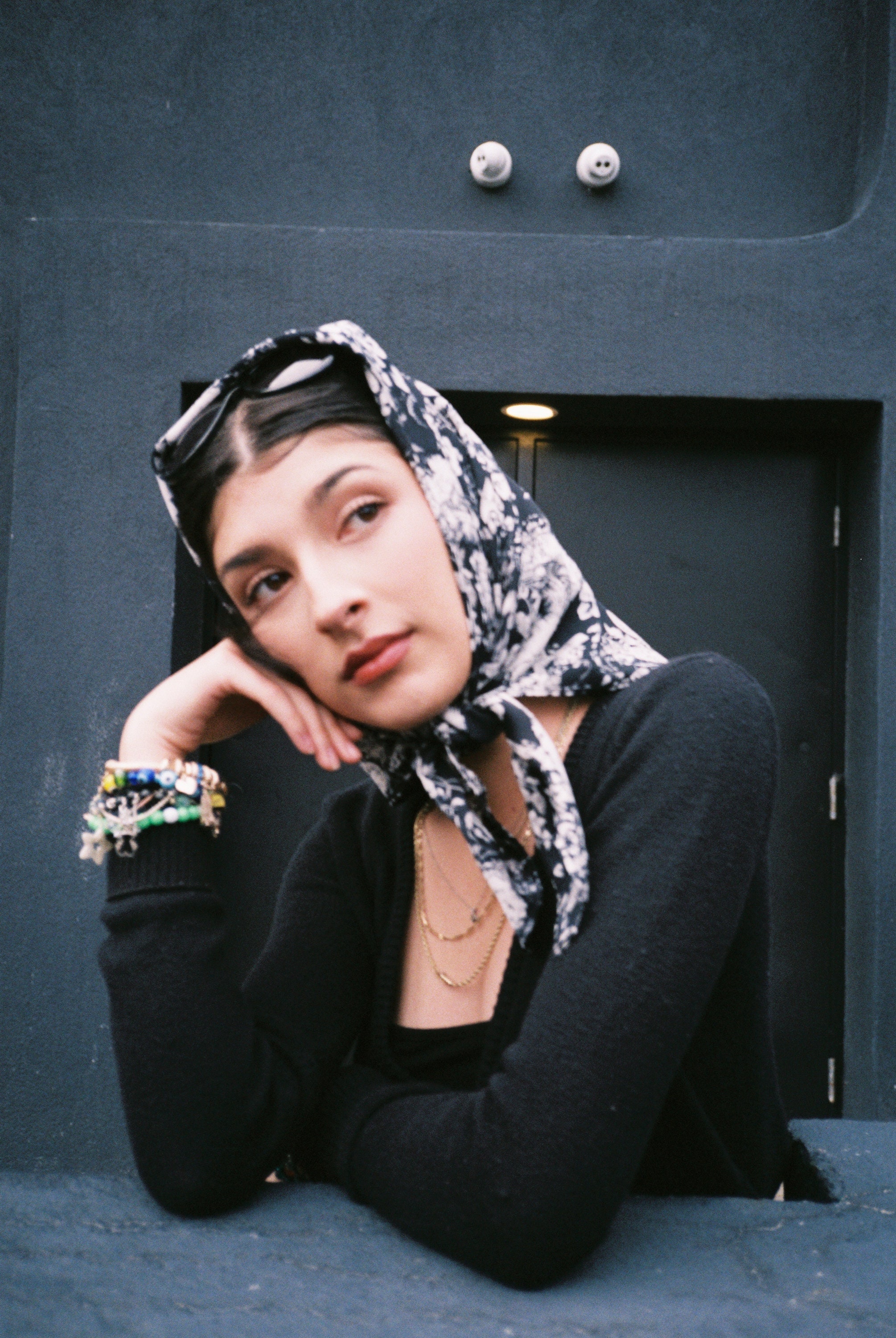 Floral Square Scarf, Bandanna, Sheer Cool Fabric, Bag Scarf, Head Scarf ...