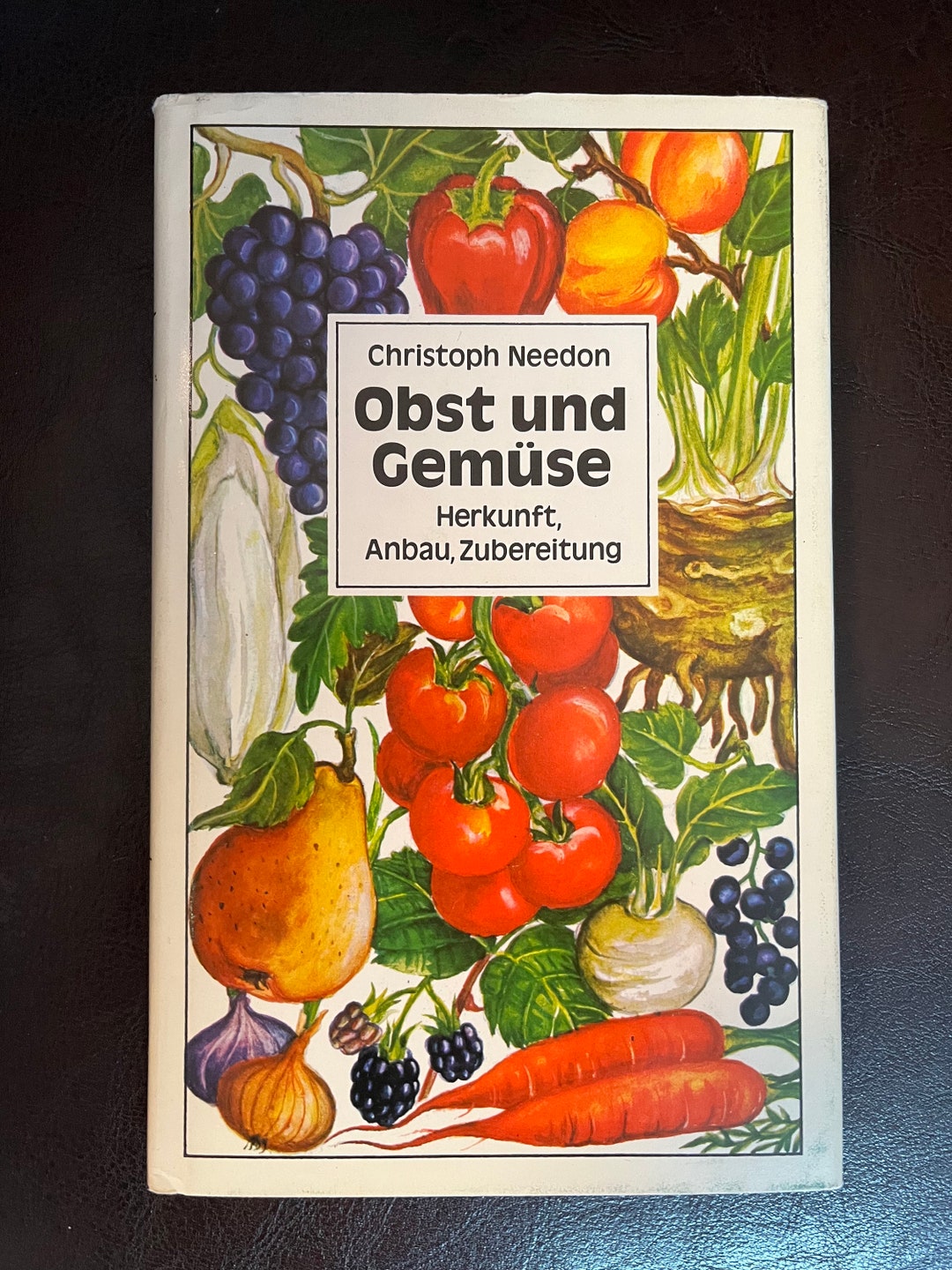 1986 German Vintage Book Obst Un Gemuse Cooking Farming Vegetable East ...