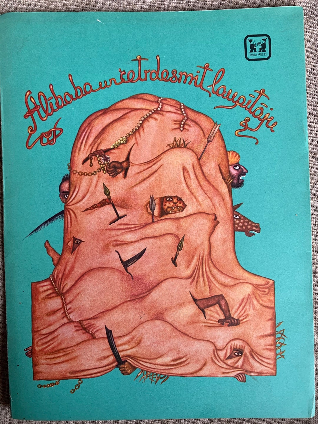 1983 Latvian Children Book Ali Baba and 40 Thieves Latvia Riga - Etsy