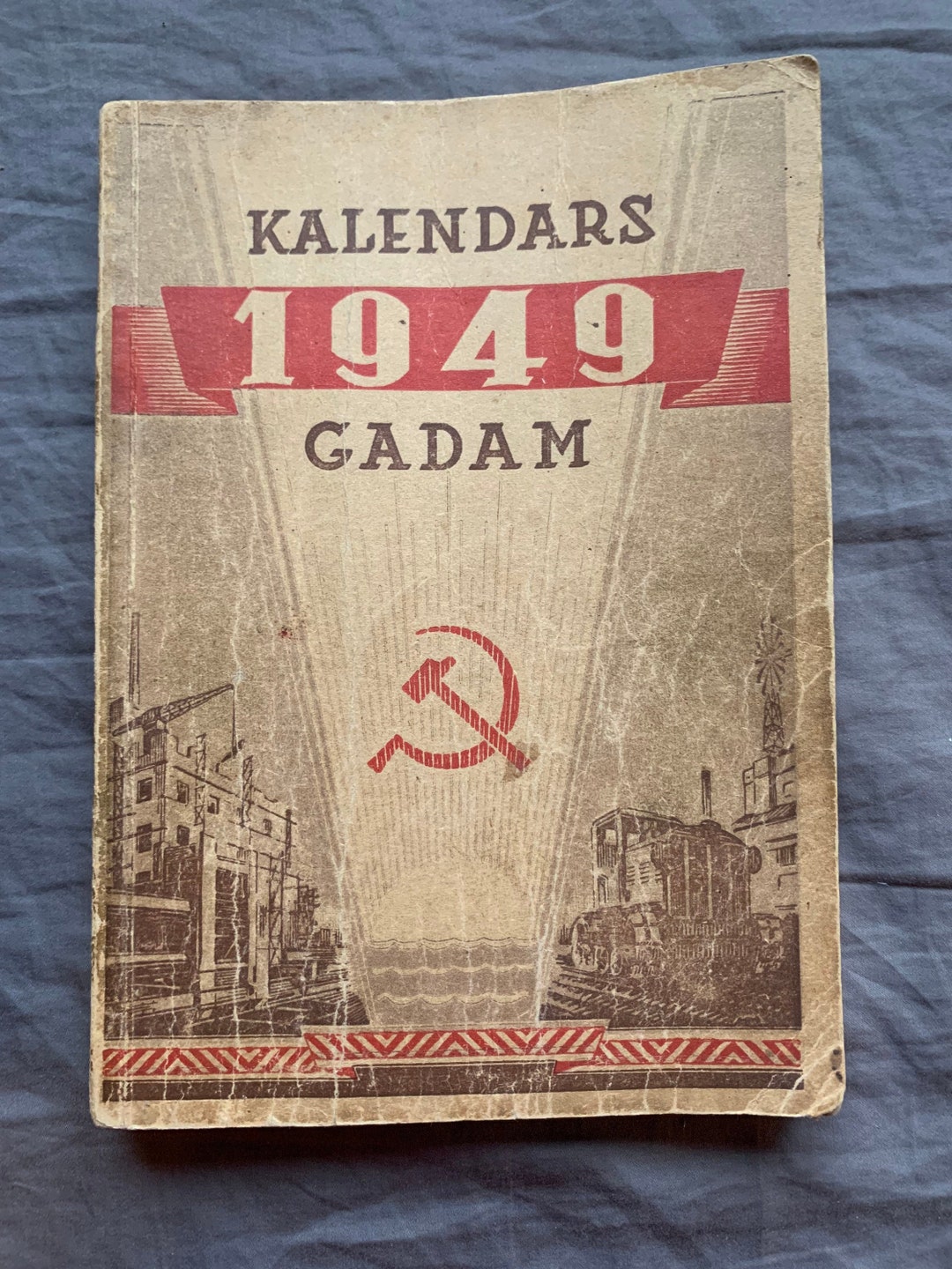 1949 Latvian Calendar, Soviet Era Historical Edition, Riga USSR - Etsy