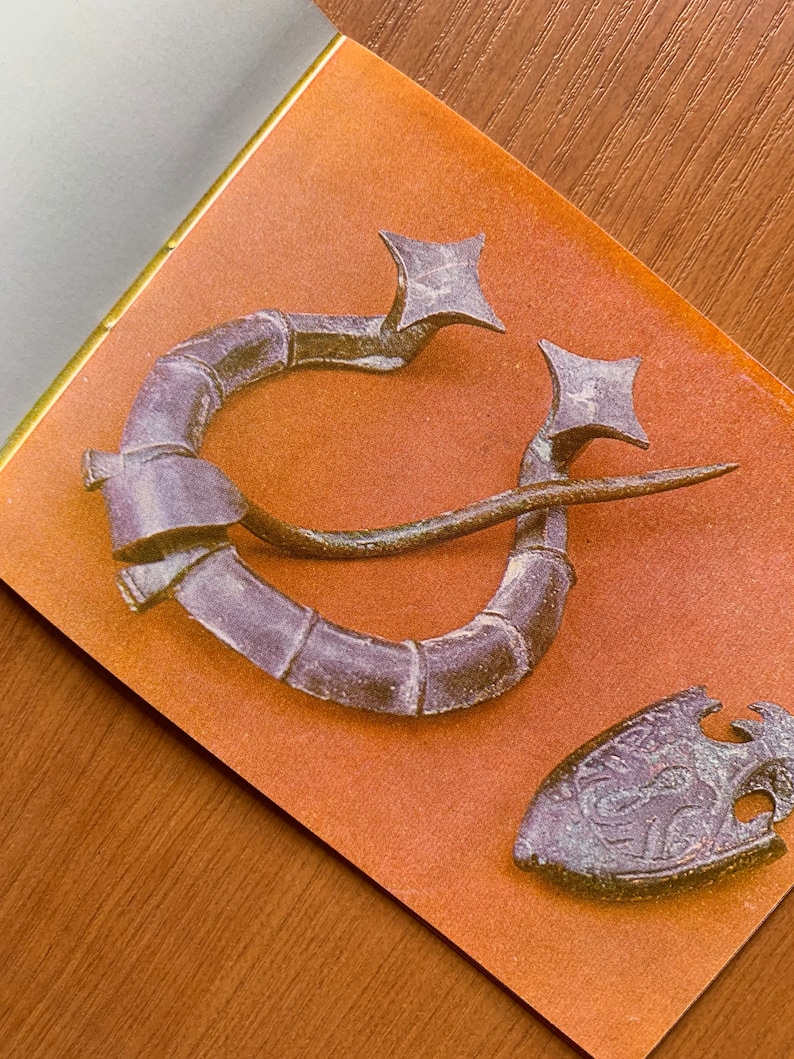 1973 Ancient Latvian Jewellery Bronze Riga Leaflet Vintage Latvia ...