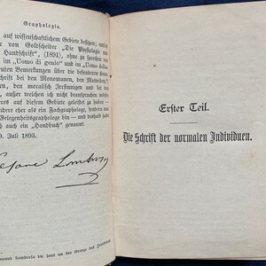 1920s Graphologie German Antique Book Old German Bookstore Leupzig ...