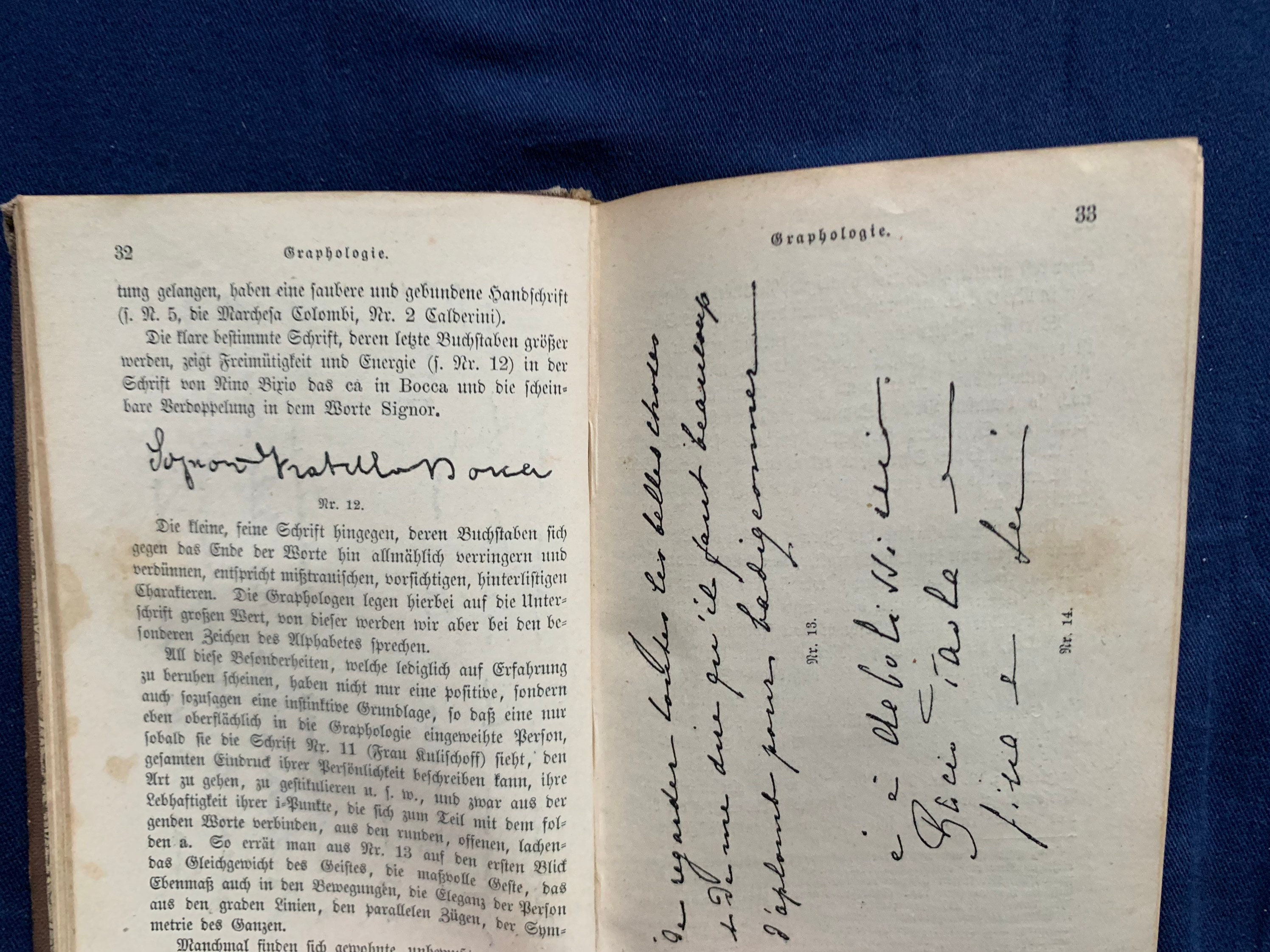1920s Graphologie German Antique Book Old German Bookstore Leupzig ...