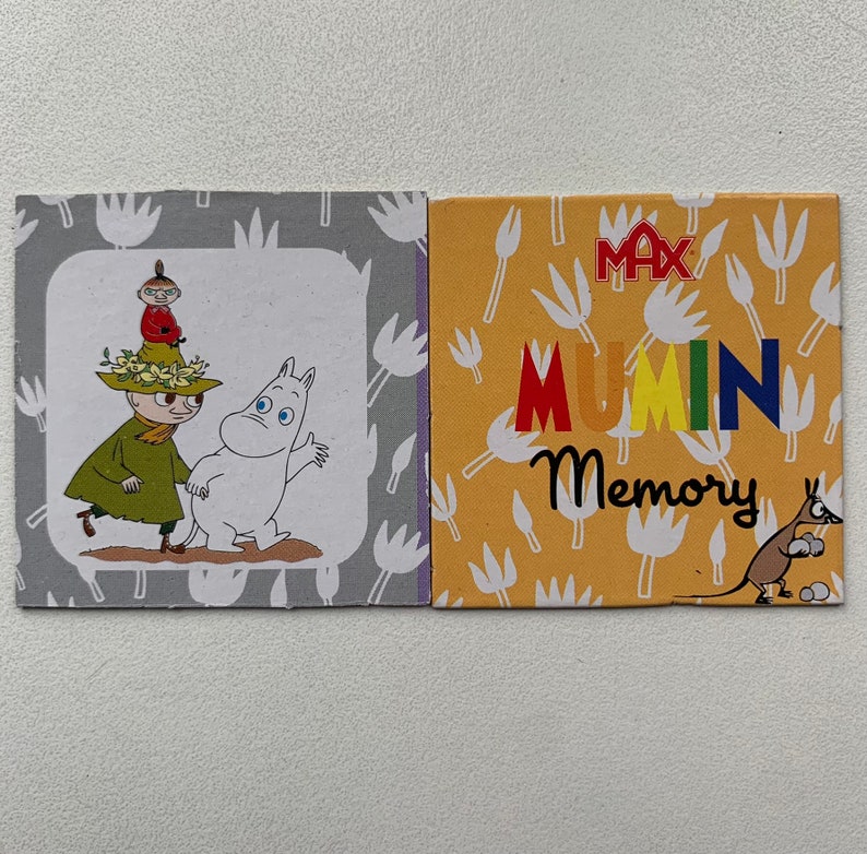 MUMIN Memory Game Vintage Max Game Kids Pre_school Age - Etsy