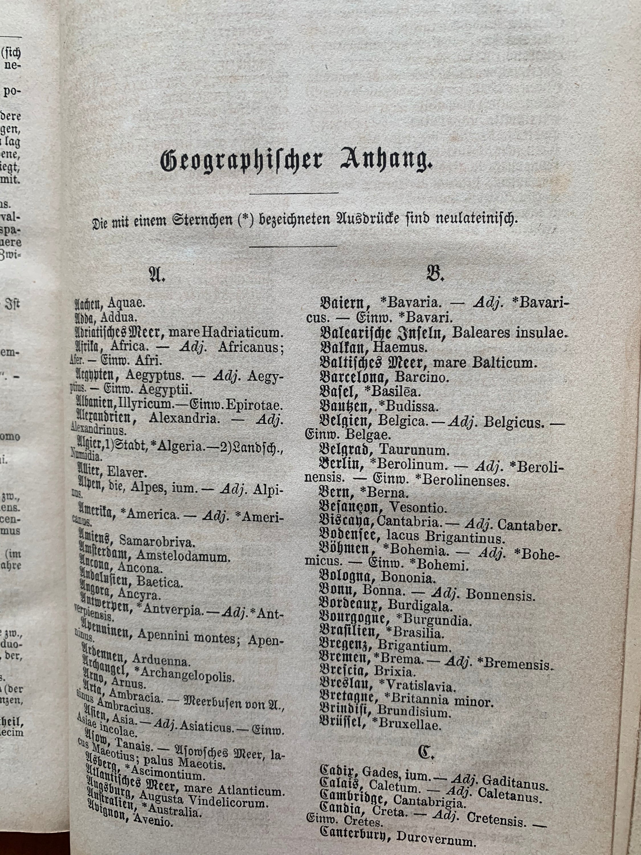 1877 Antique Latin German Latin Dictionary 1877 Deutsch - Etsy Ireland