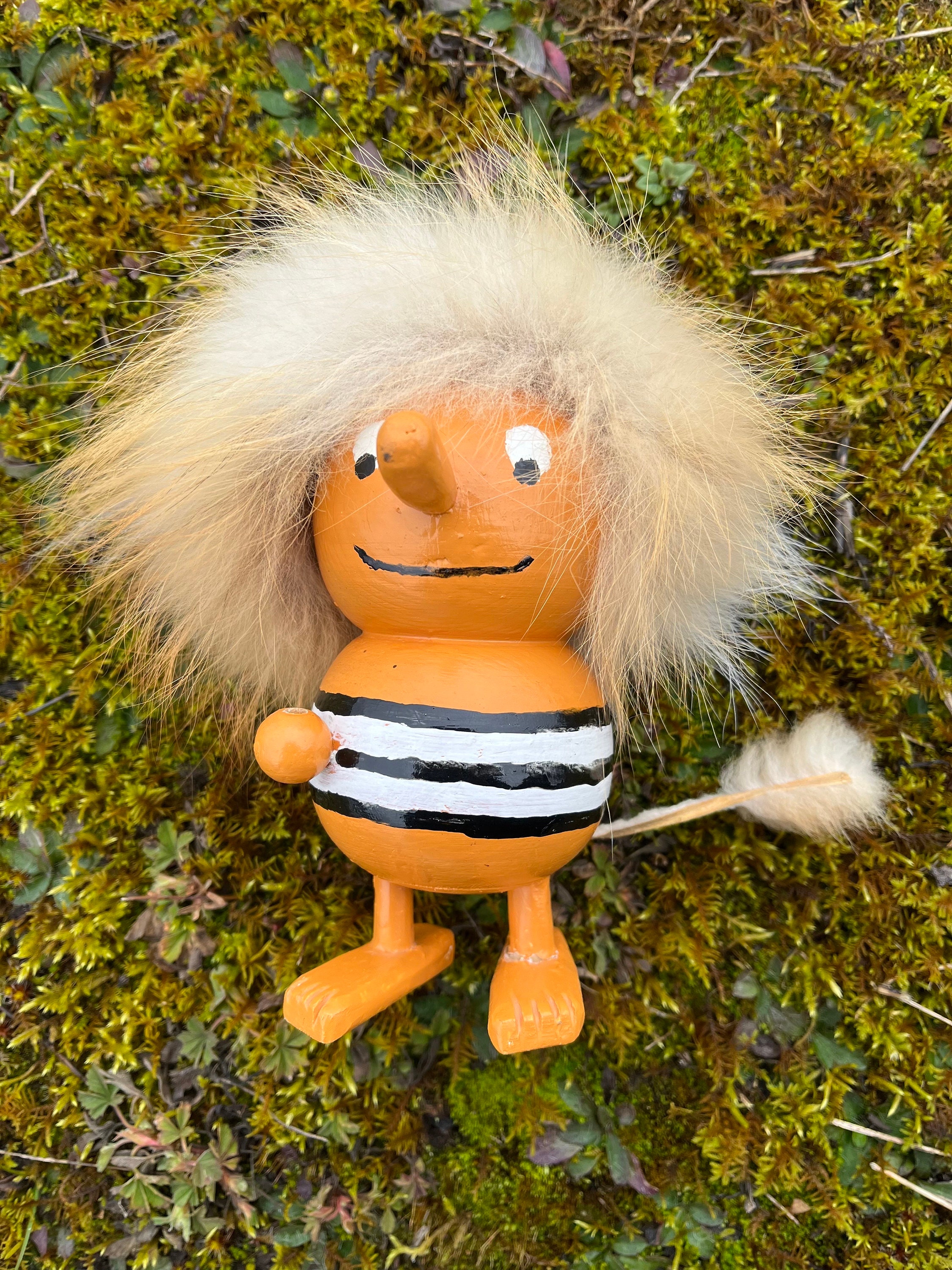 Swedish Troll Figurine Cute Doll Decor Folk Art Table Decoration Nordic ...