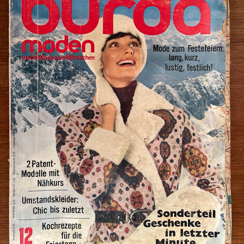 Burda 1971 - Etsy