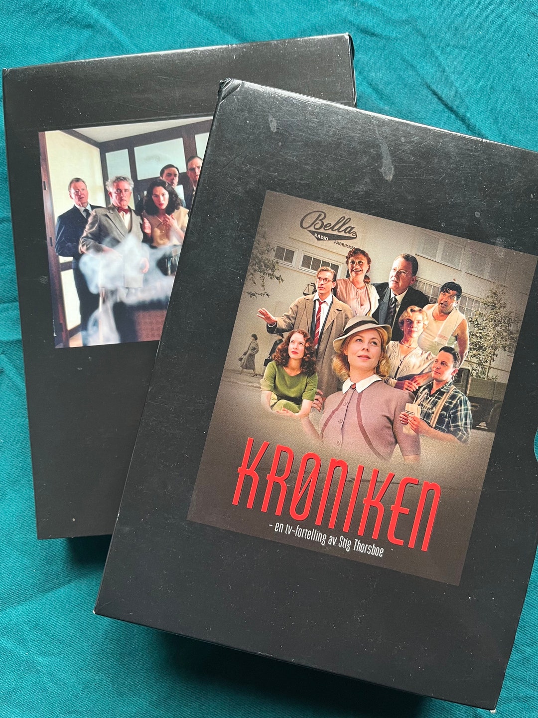 Set of 4 Vintage DVD Danish Drama Movie KRONIKEN Video TV Show Stig ...