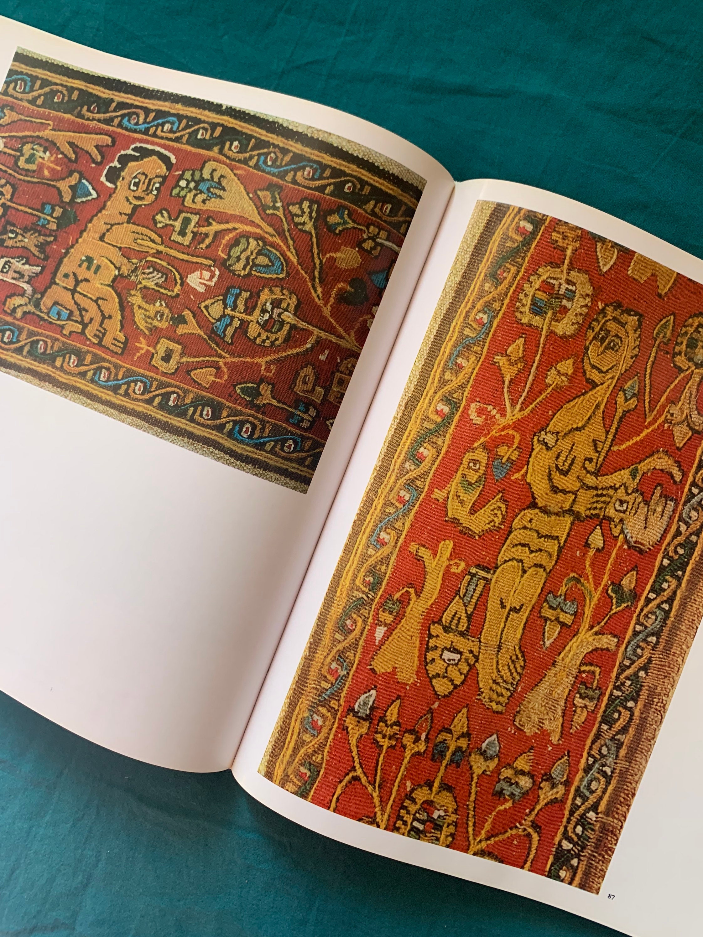 1967 Coptic Textiles Коптские ткани Historical Art Album Russian ...