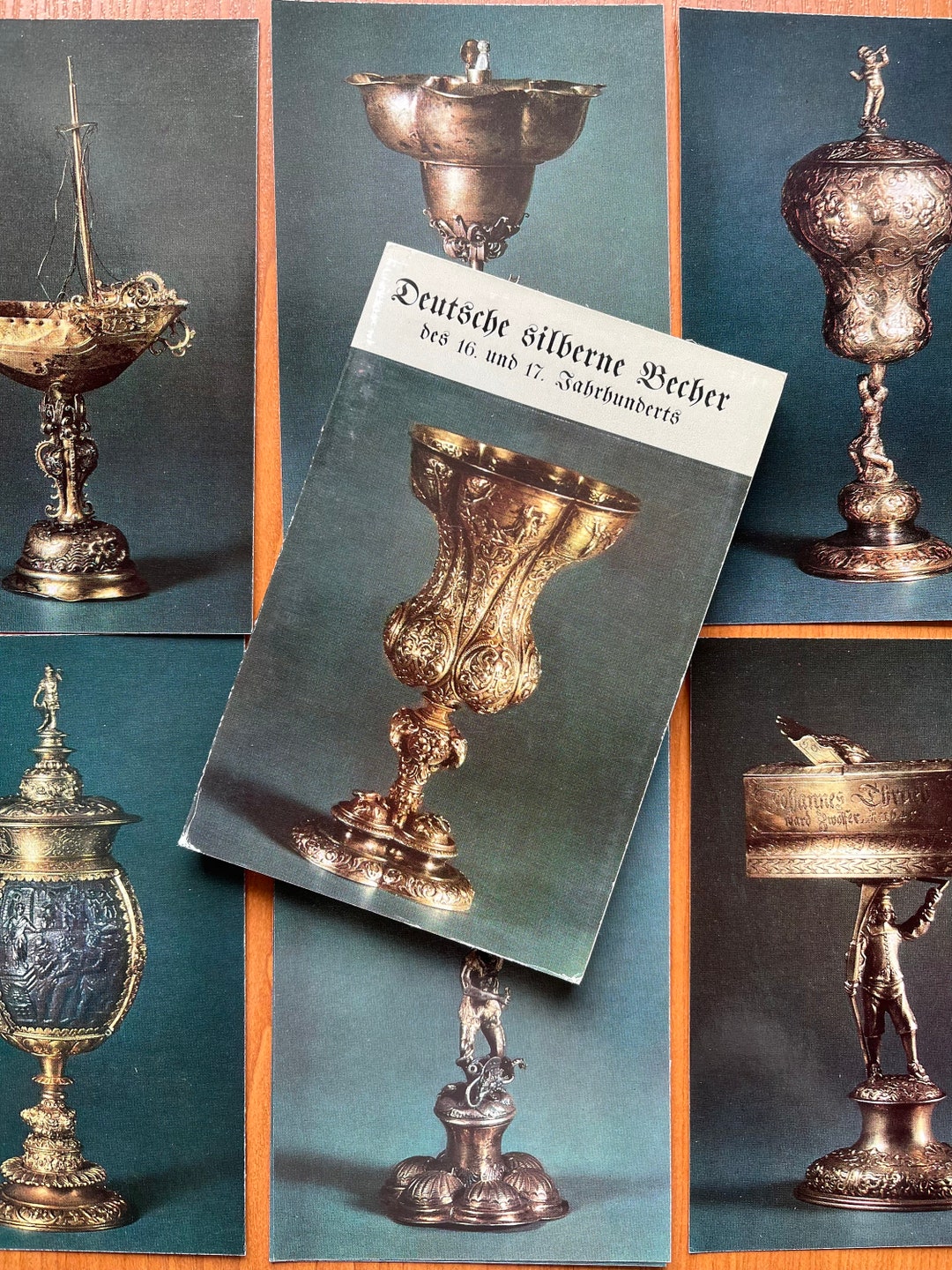 German 16 and 17th Century Silver Collection Postcards Set Russian St ...