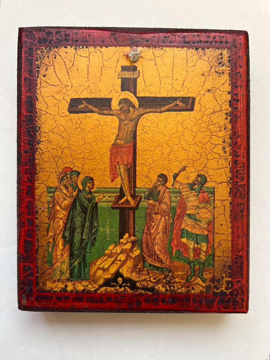 Orthodox Travel Icon Art Vintage Religious Souvenir Retro History of ...