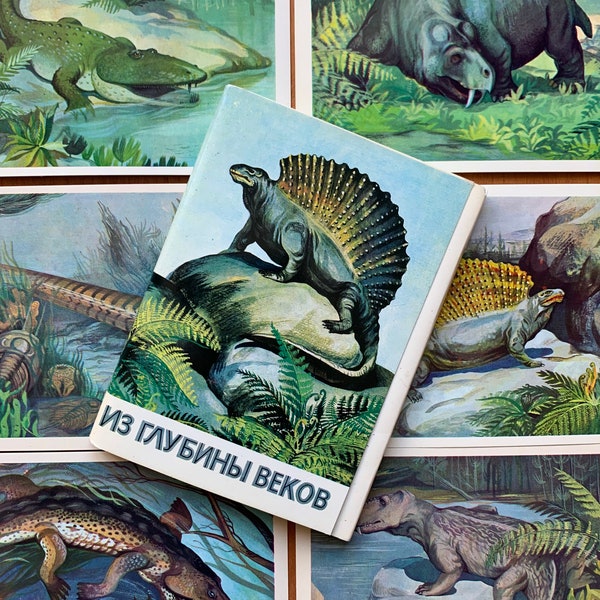 Dinosaur Vintage Postcards - Etsy