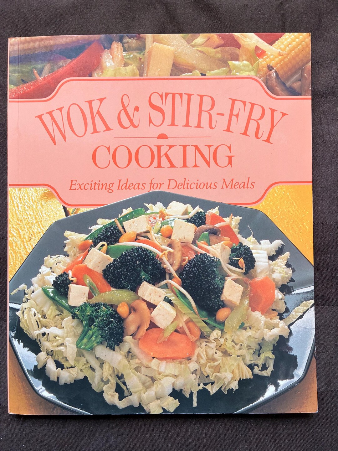 Wok and Stir-fry Cooking 1993 English Cook Book Traditional Food ...