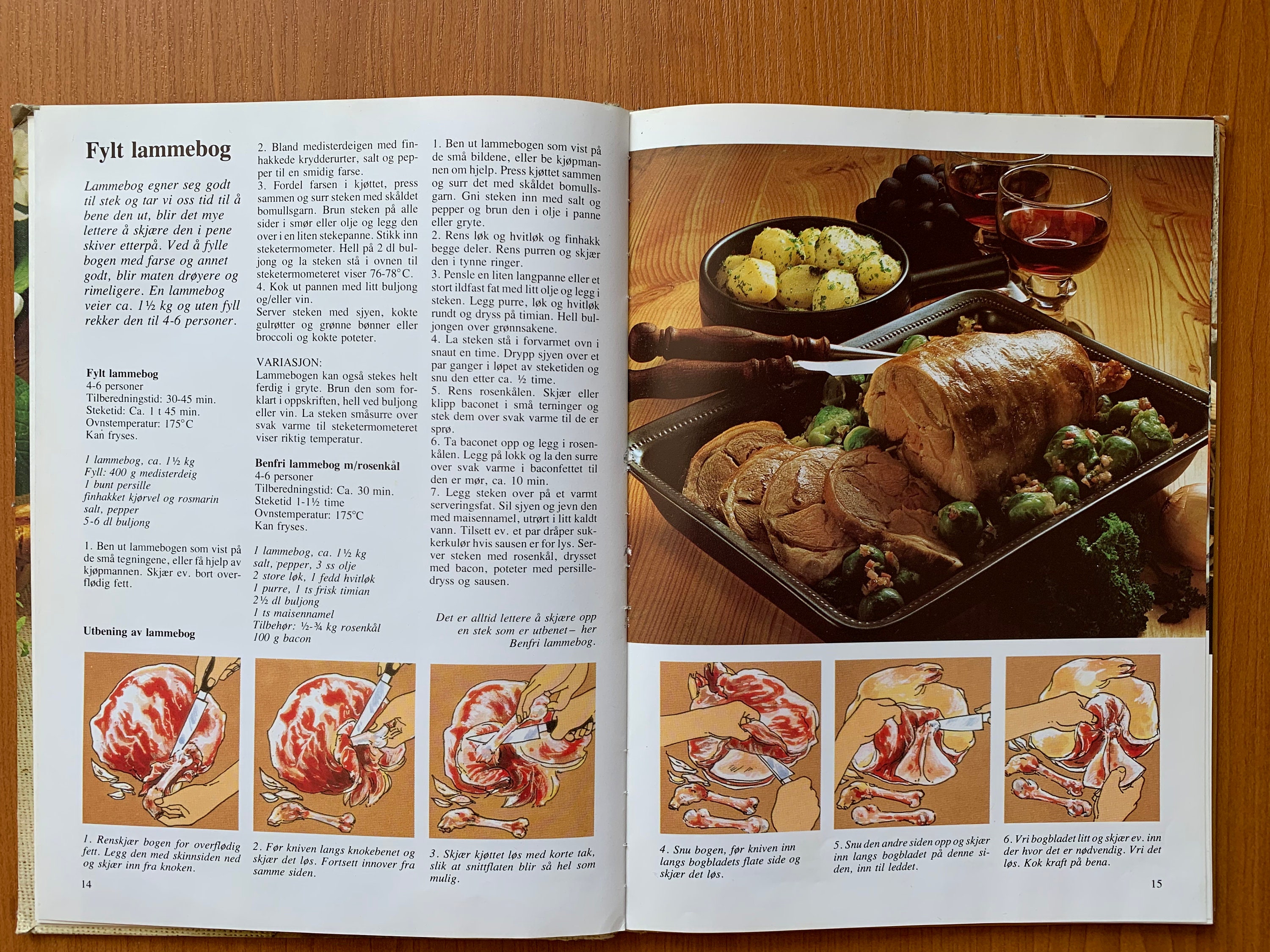 1981 Norwegian Cook Book Lamb Meat Recipes Lammekjøtt Traditional Food ...