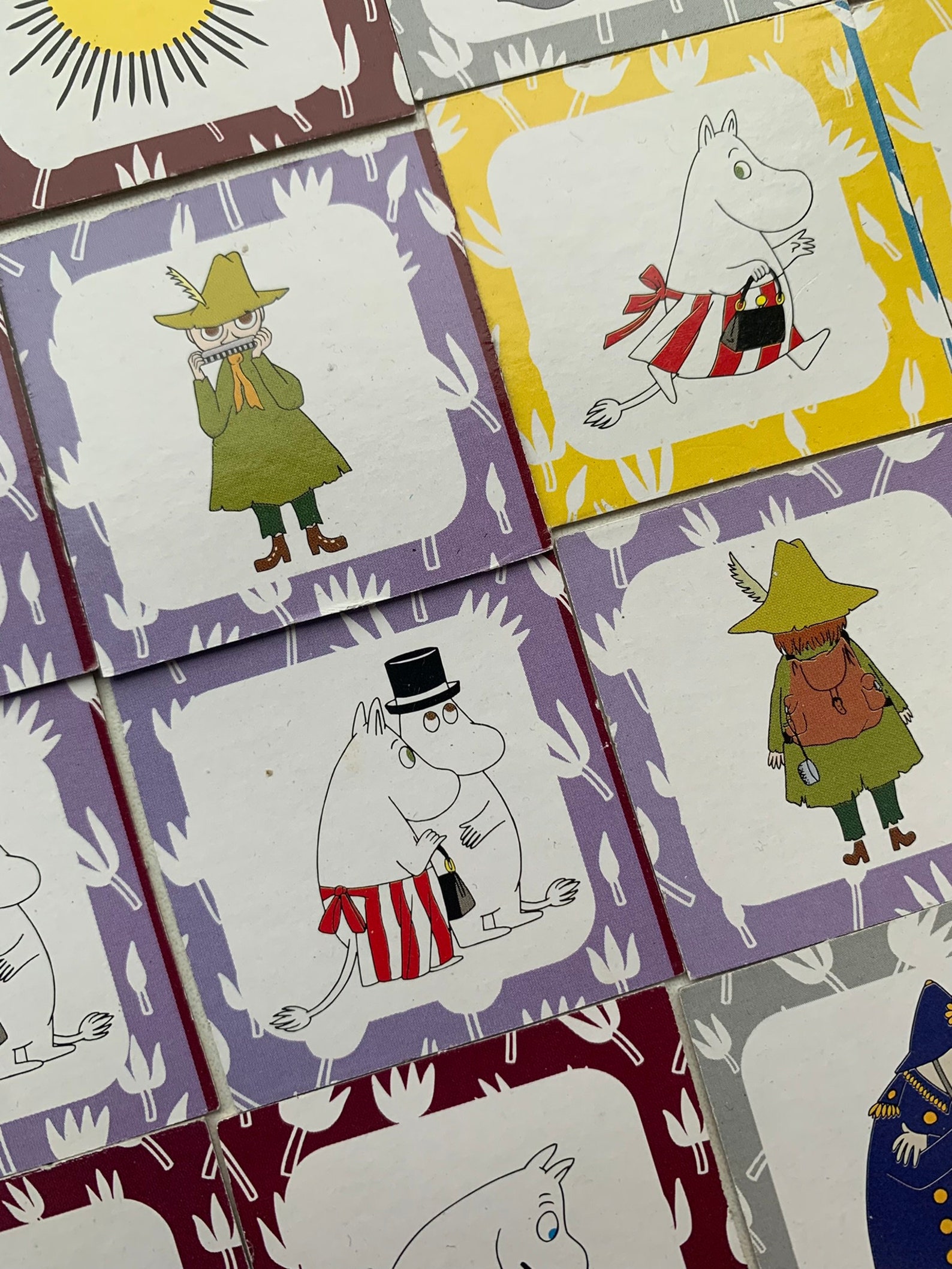 MUMIN Memory Game Vintage Max Game Kids Pre_school Age - Etsy