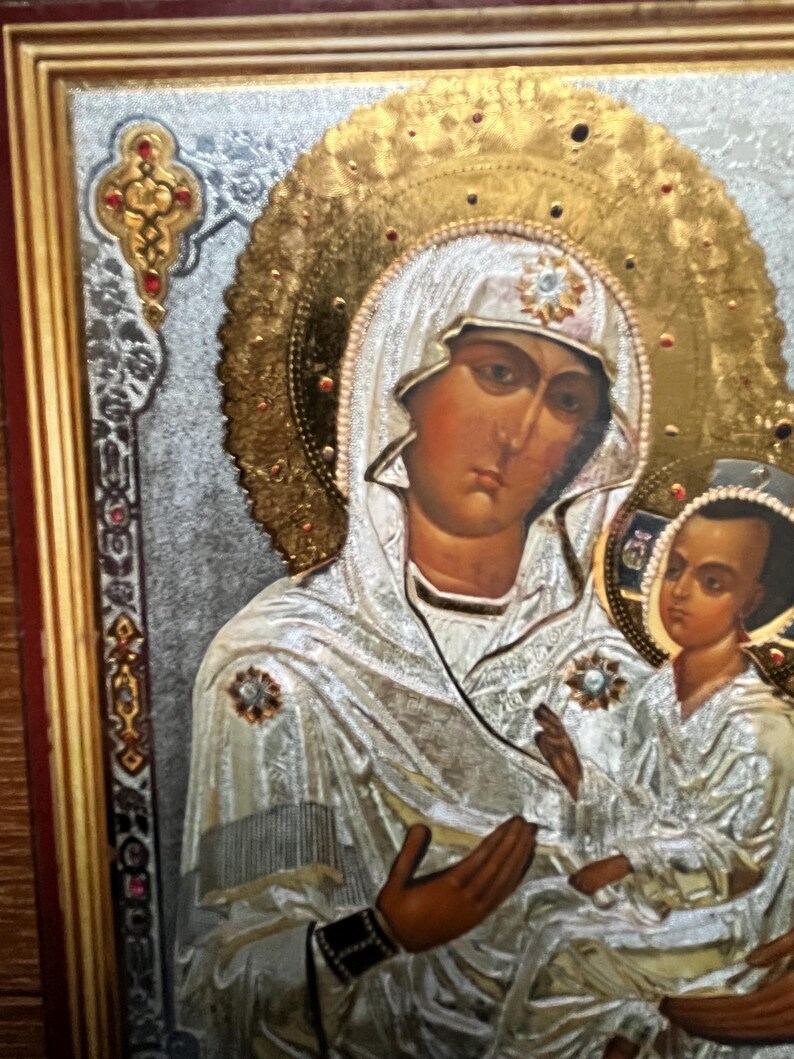 Orthodox Travel Icon Vintage Religious Souvenir Retro Copy of Cathedral ...
