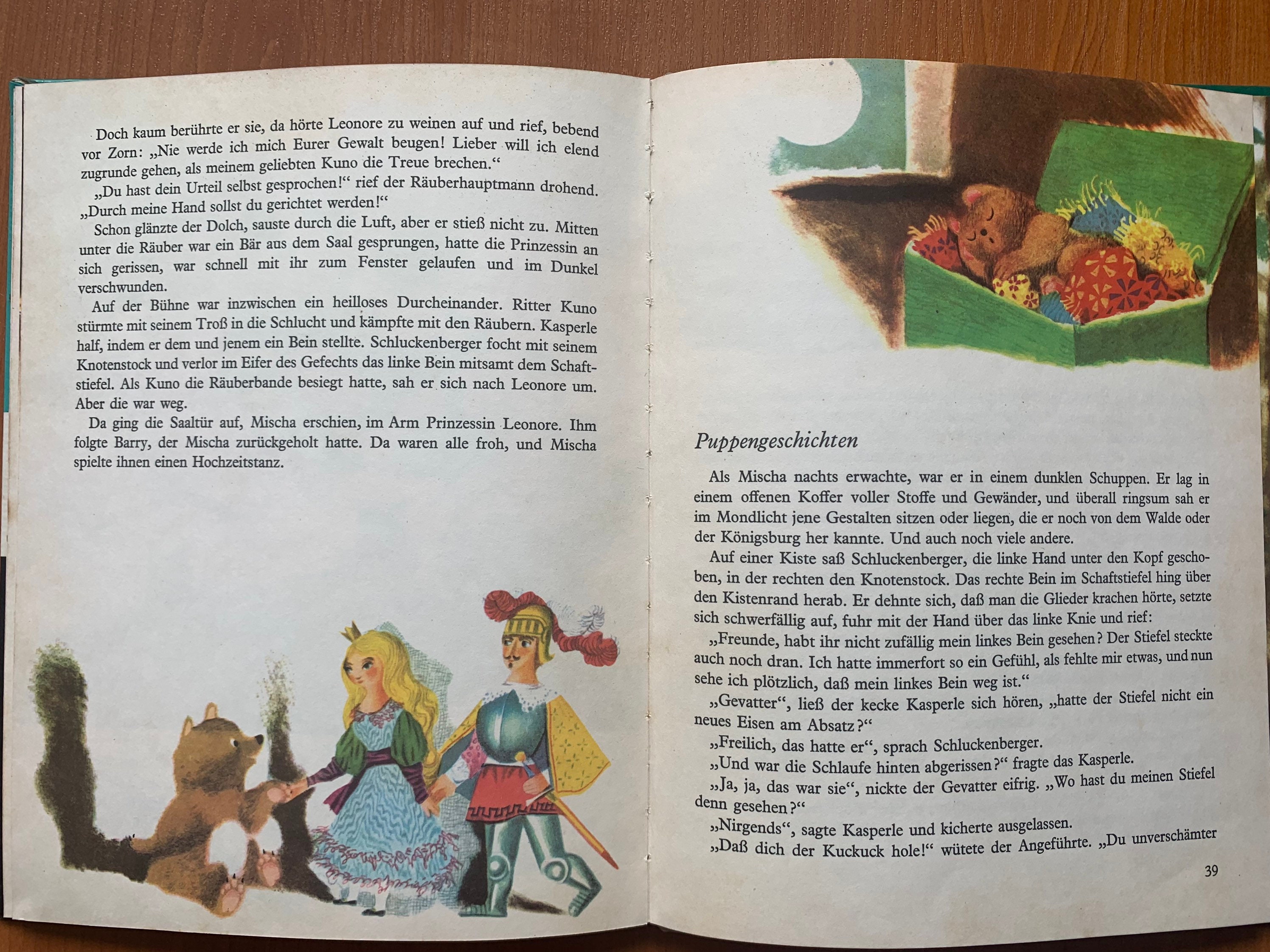 1966 German Children Book Mischa Kugelrund Im Zoo Und Im Puppentheater ...